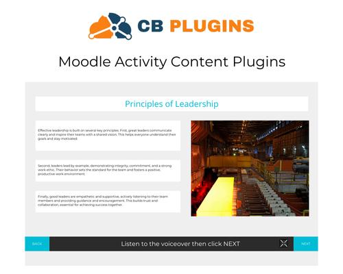 Moodle Content Activity Plugins – CB Plugins
